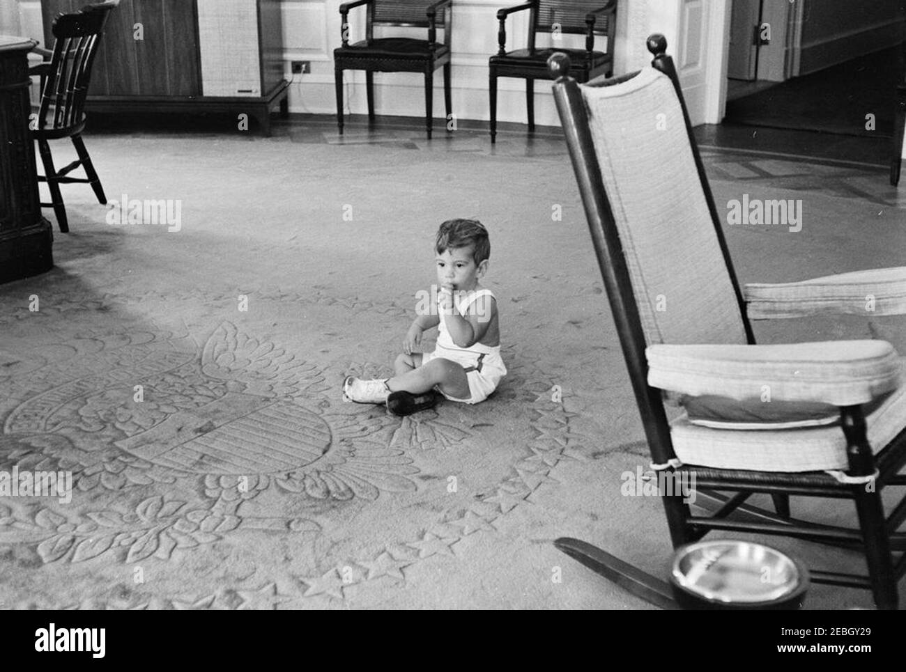 President Kennedy with John F. Kennedy, Jr. (JFK, Jr.). John F. Kennedy ...
