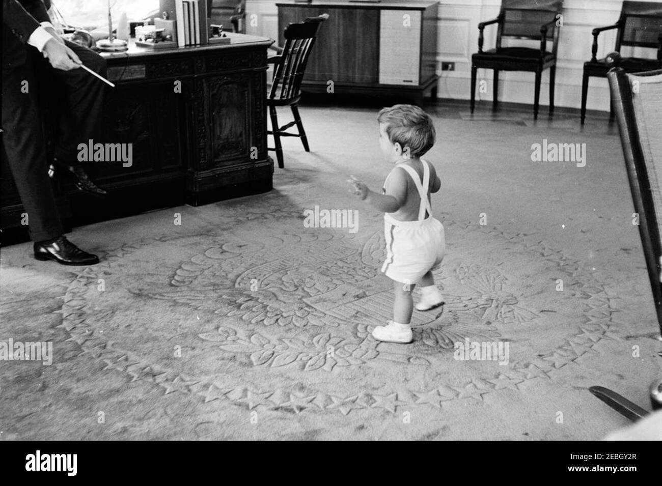 President Kennedy with John F. Kennedy, Jr. (JFK, Jr.). John F. Kennedy ...