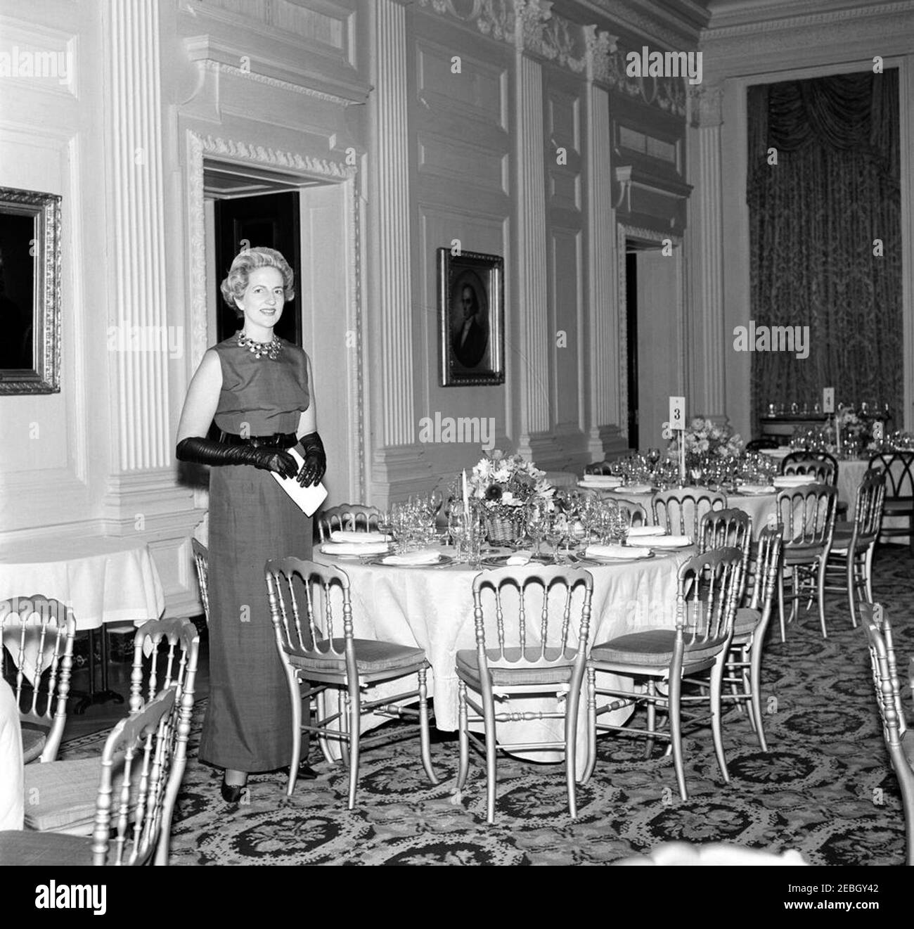 First Ladyu2019s Social Secretary Letitia Baldrige. First Lady ...