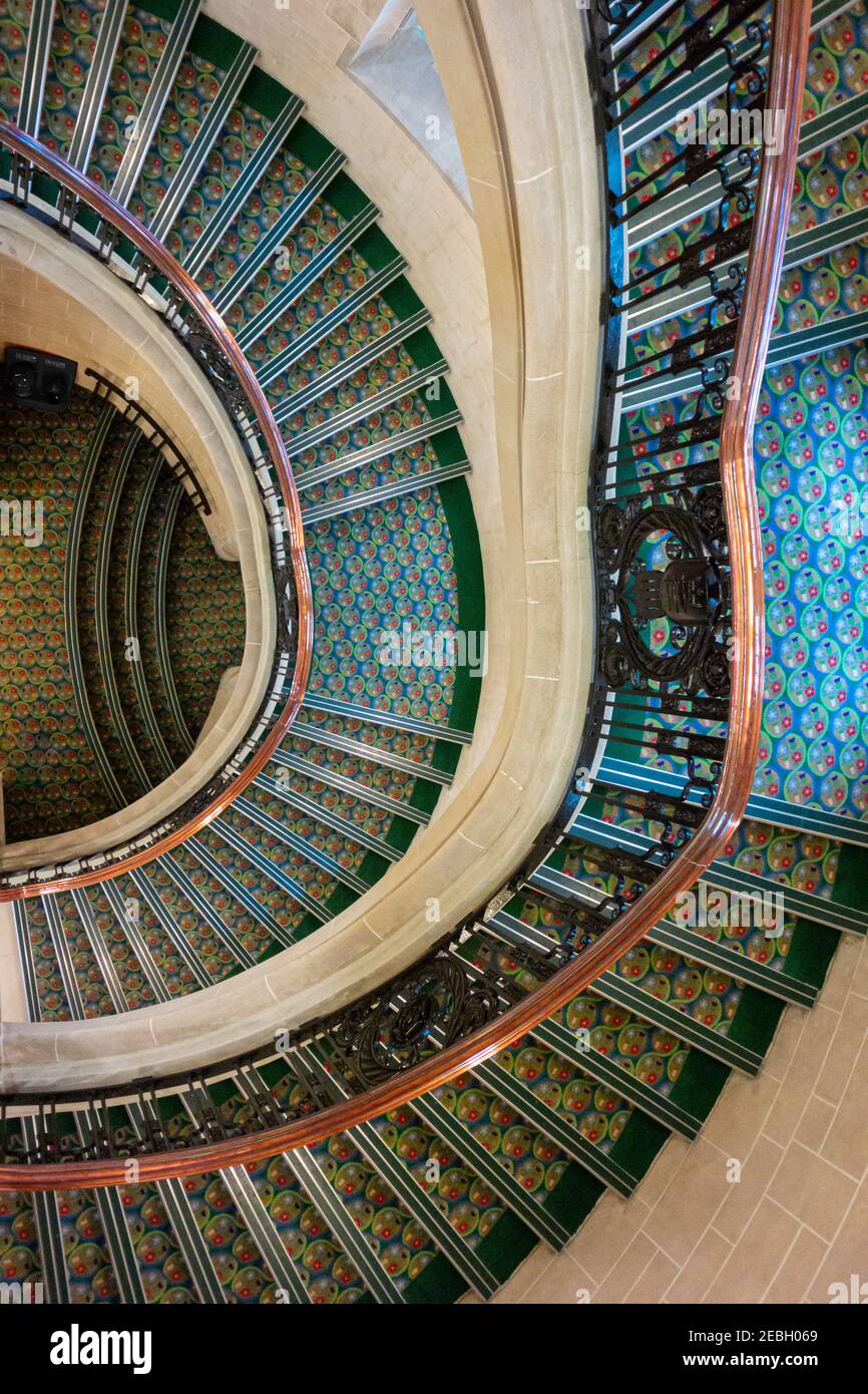 Spiral staircase inside The Supreme Court, Parliament Square ...