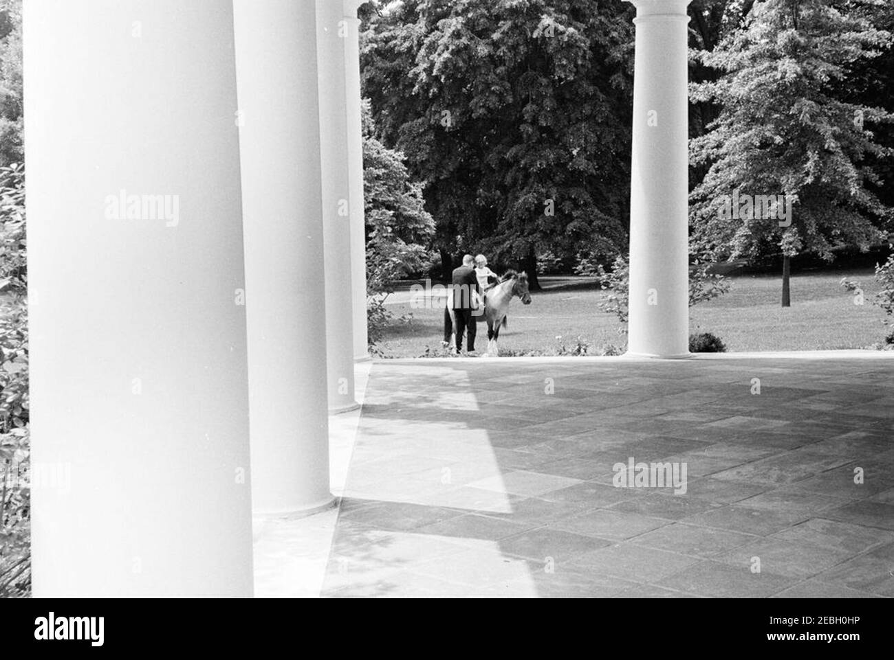 President Kennedy with Caroline Kennedy (CBK), John F. Kennedy, Jr ...