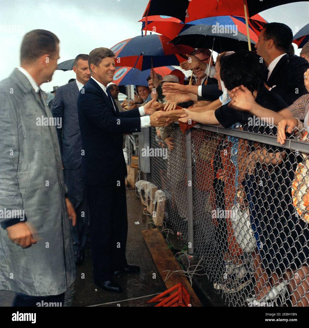 Trip to West Virginia: Arrival at Kanawha Airport and motorcade ...