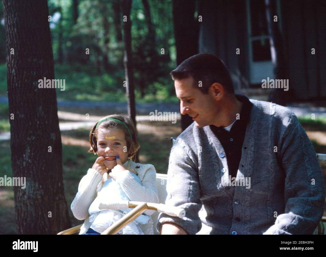 Caroline Kennedy (CBK) at Camp David. Caroline Kennedy plays in a golf ...