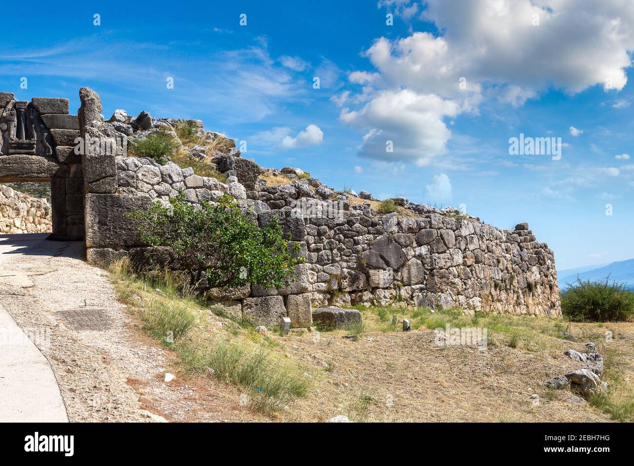 Mycenae greece aerial hi-res stock photography and images - Alamy