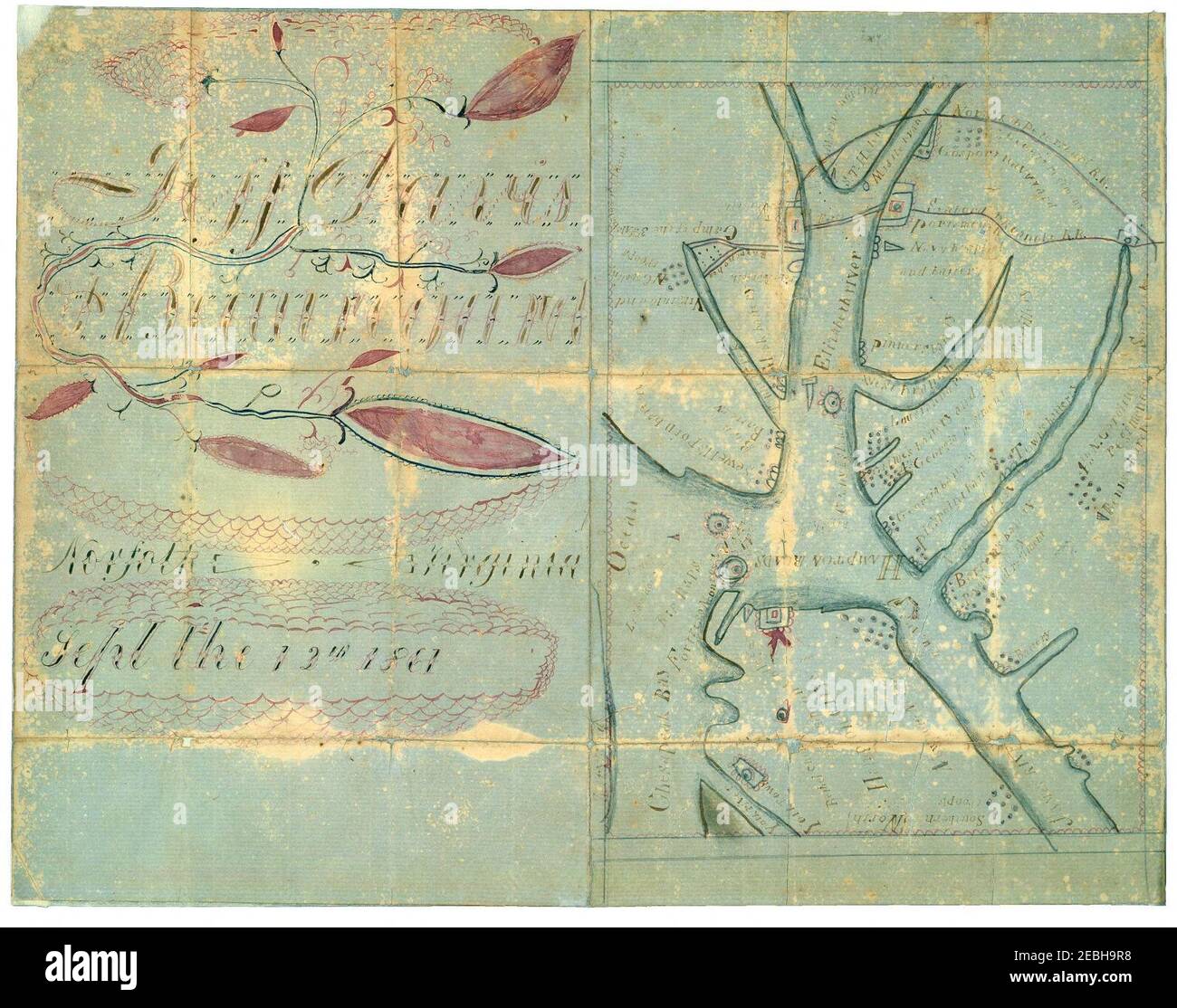 Norfolk, Virginia Sept. the 12th, 1861 Stock Photo - Alamy