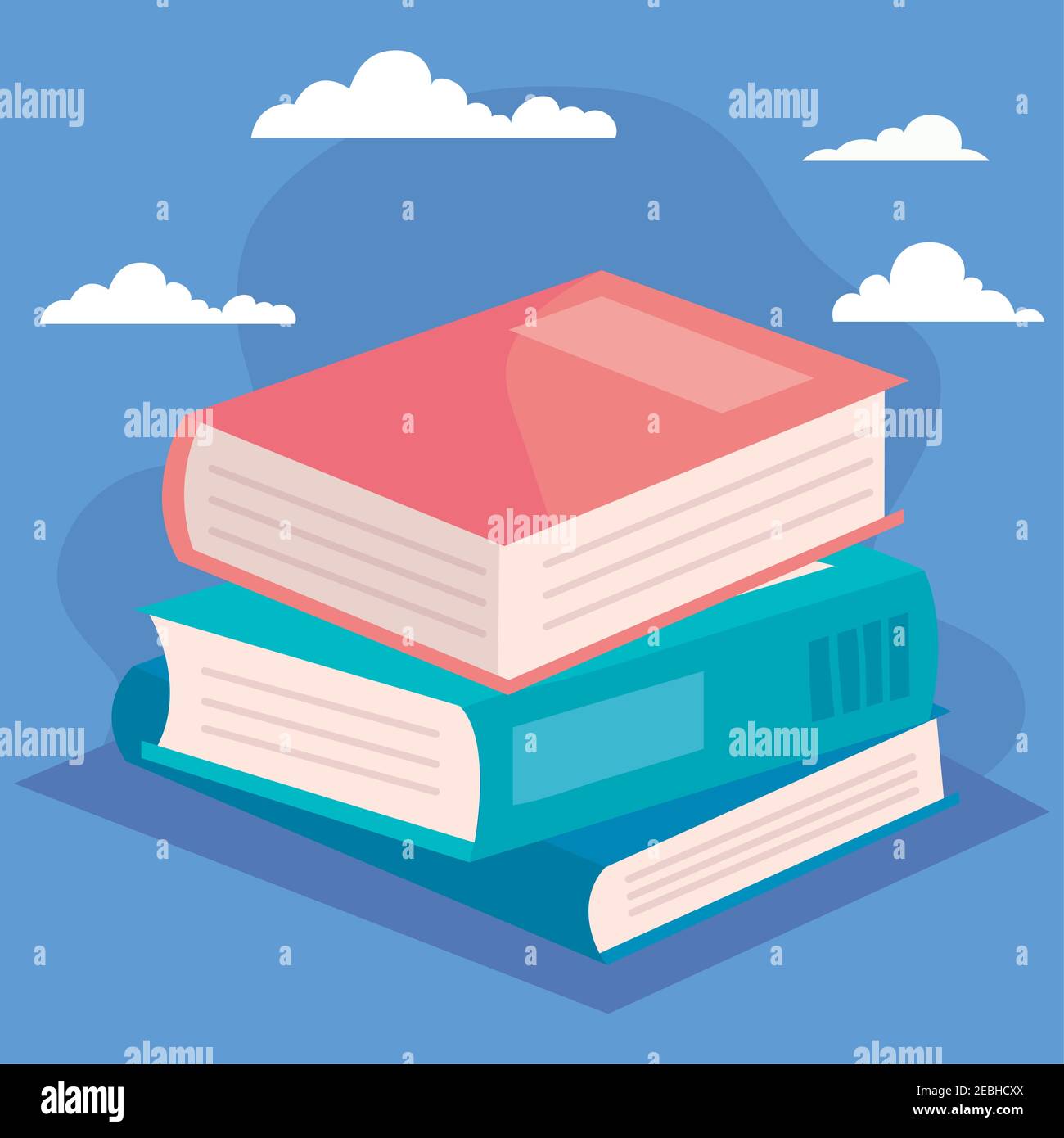 pile text books literature icons Stock Vector Image & Art - Alamy
