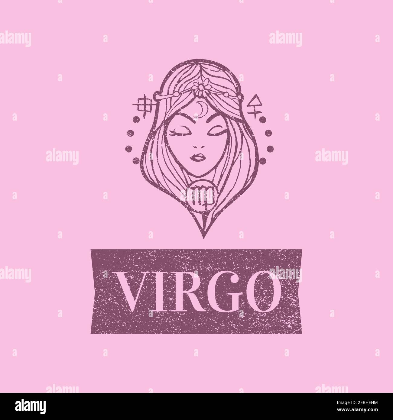 Virgo logo hi-res stock photography and images - Alamy