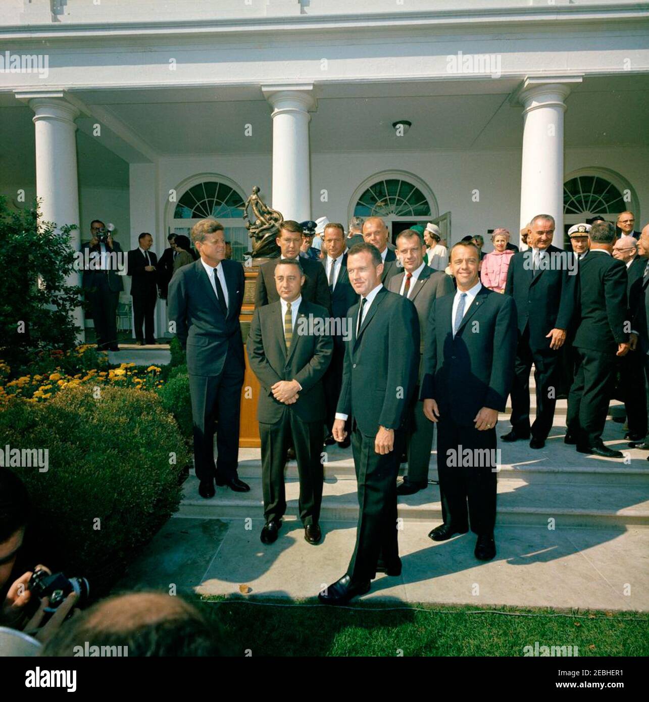 Presentation of the 1962 Collier Trophy to astronauts Lt. Cdr. M. Scott ...