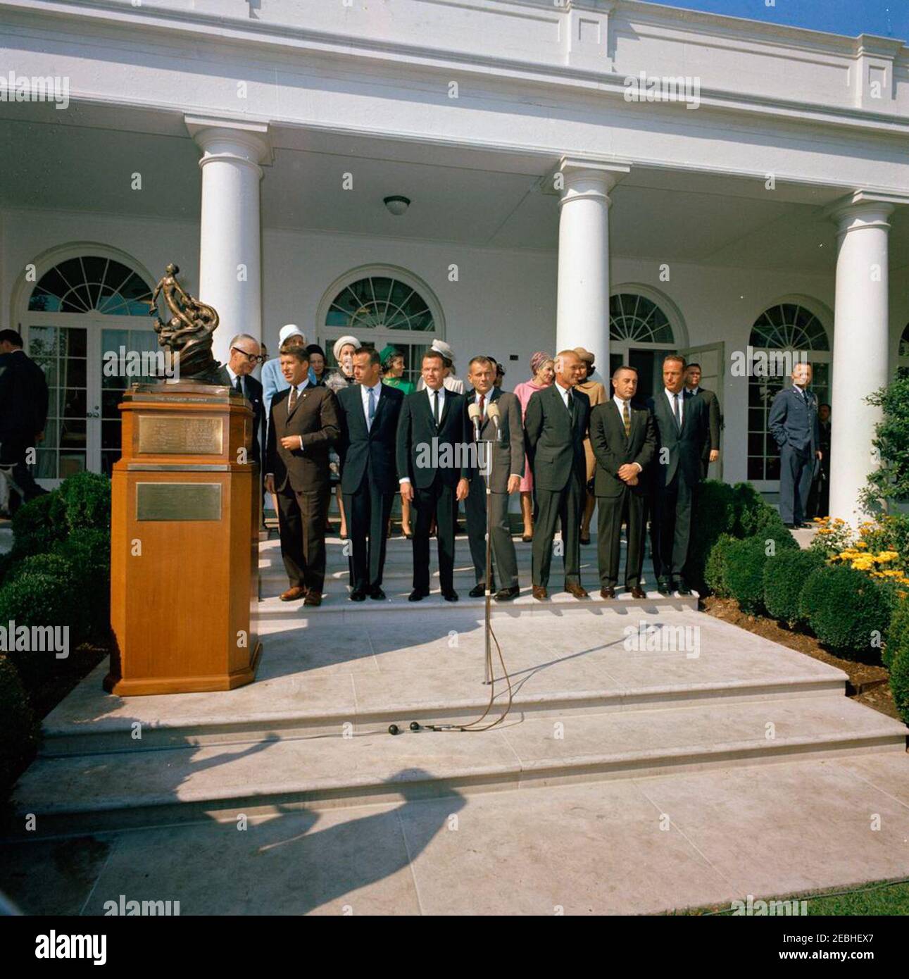 Presentation of the 1962 Collier Trophy to astronauts Lt. Cdr. M. Scott ...