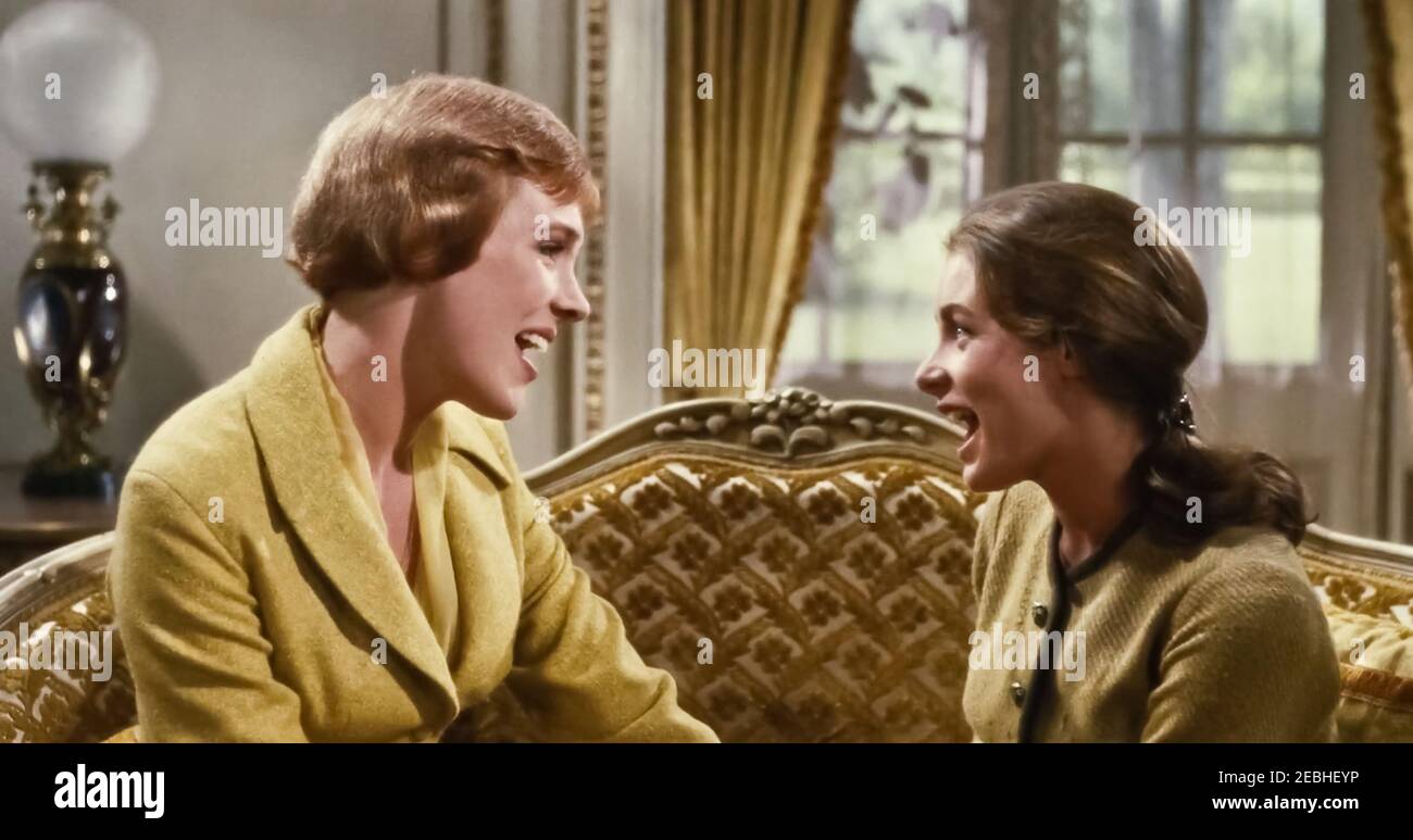 USA. Charmian Carr and Julie Andrews in the (C)Twentieth Century Fox ...