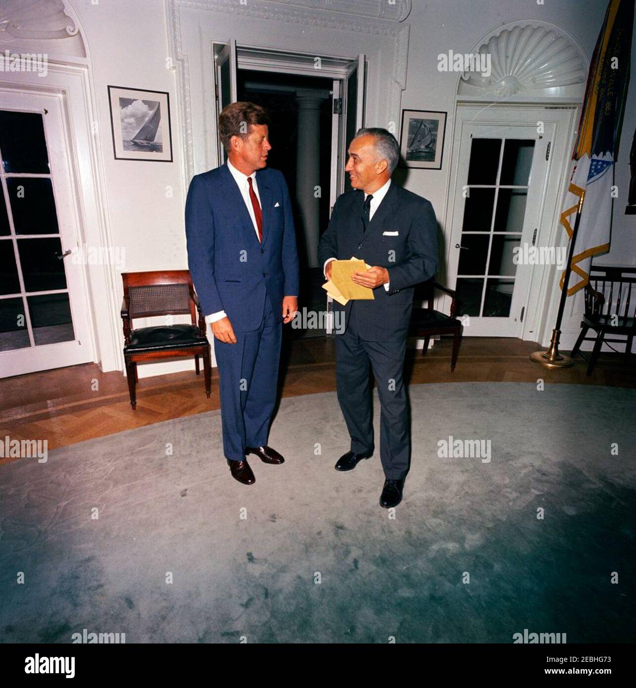 Visit of Howard Mitchell, Director, National Symphony Orchestra, 6:17PM ...