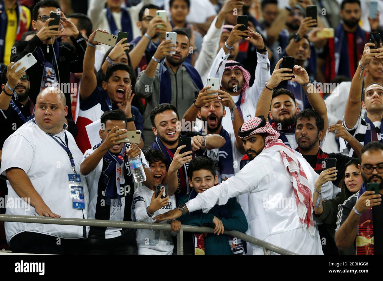 Football fans phones hi-res stock photography and images - Alamy