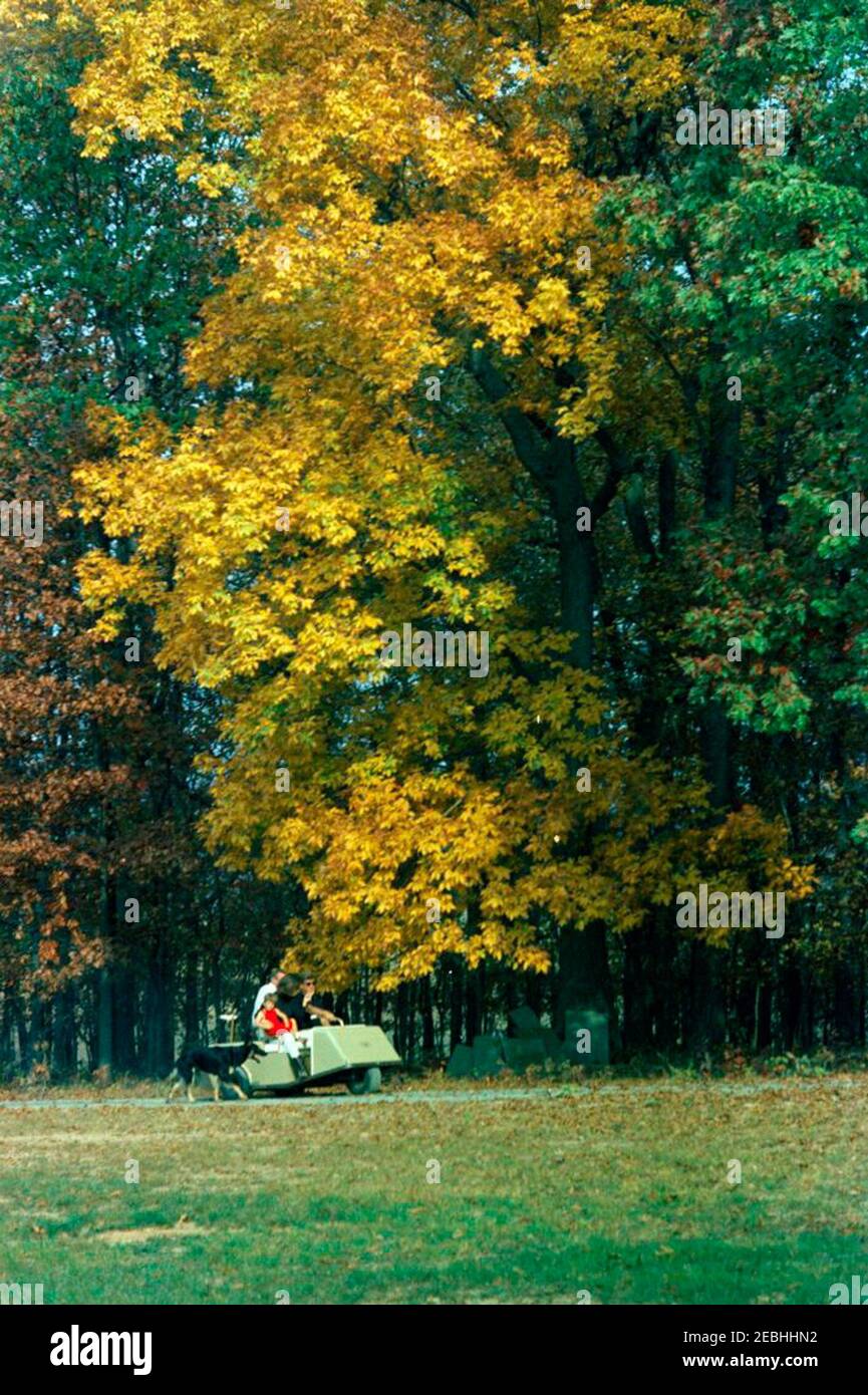 Weekend at Atoka: President and Mrs. Kennedy, John F. Kennedy Jr., (JFK ...