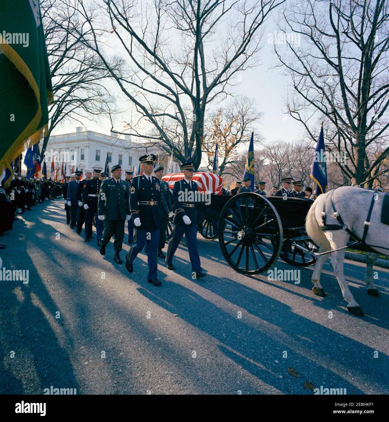 State Funeral of President Kennedy: Departure from the White House and ...