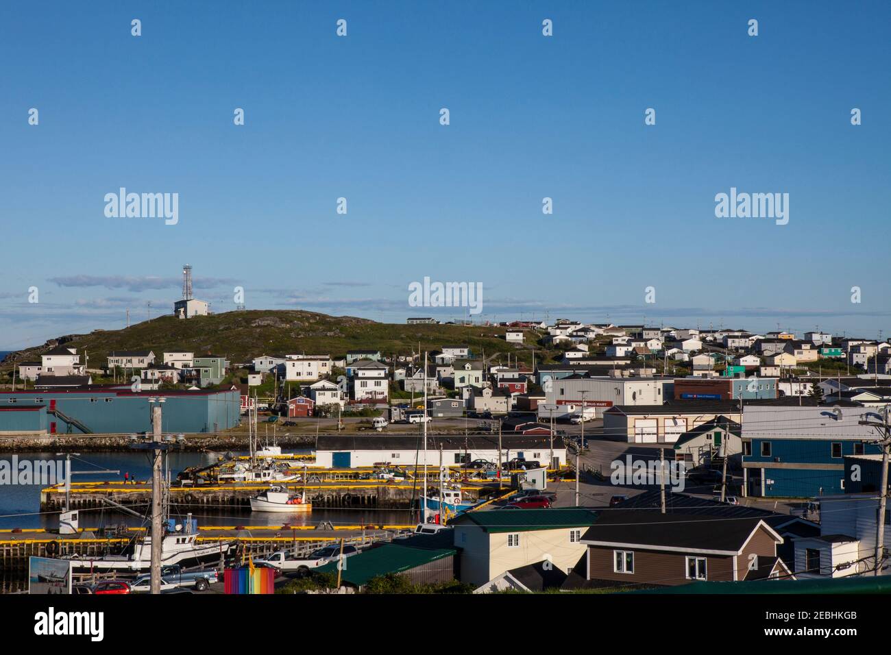 town of Port aux basques, Newfoundland, west coast of Newfoundland ...