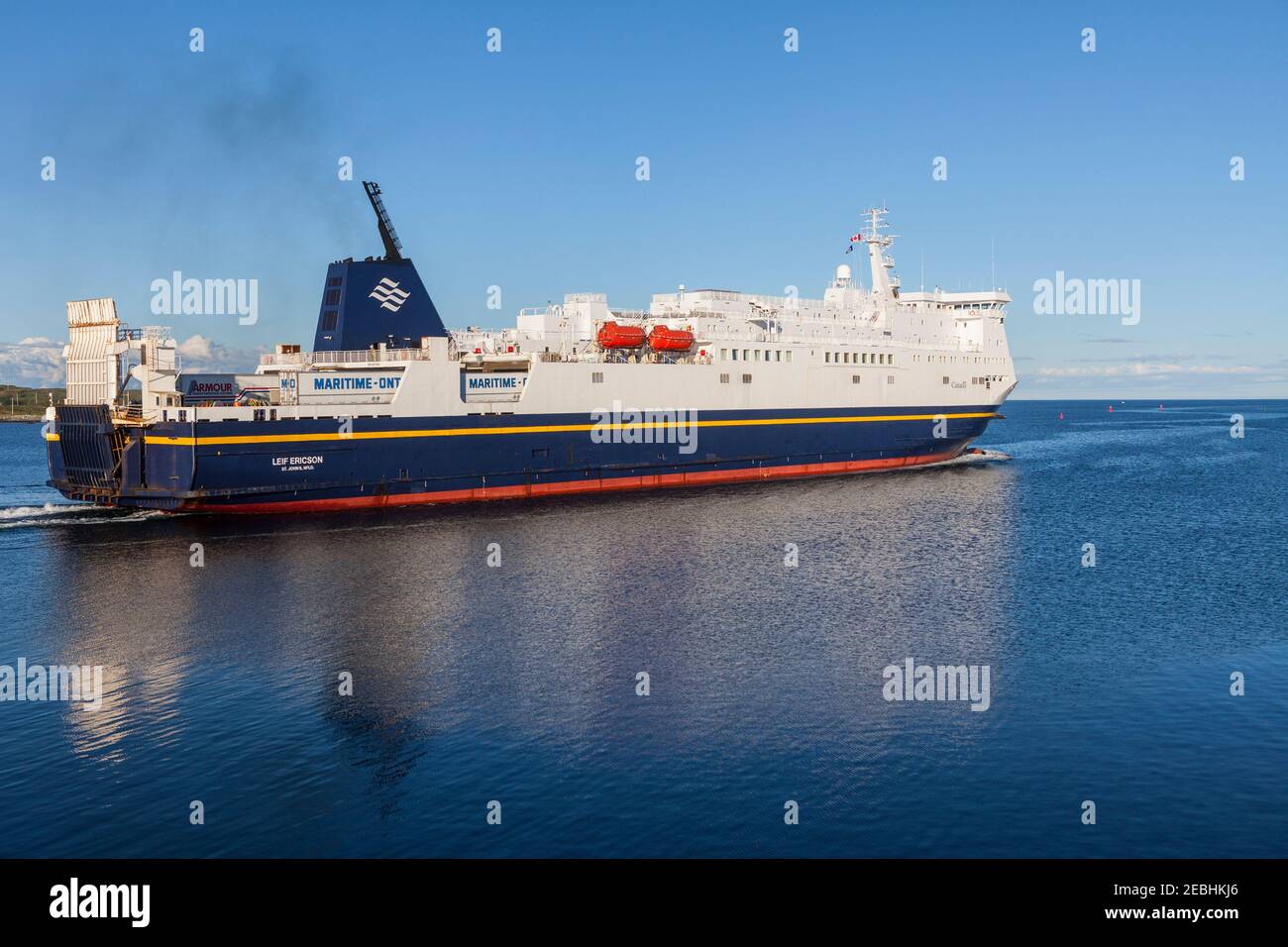 town of Port aux basques, Newfoundland, west coast of Newfoundland ...