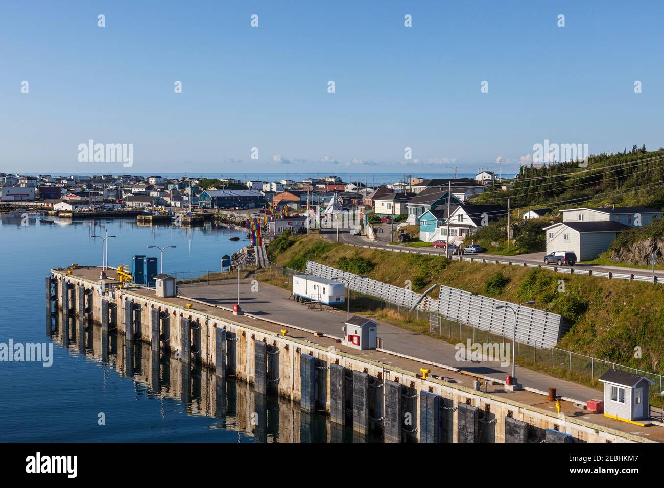 town of Port aux basques, Newfoundland, west coast of Newfoundland ...