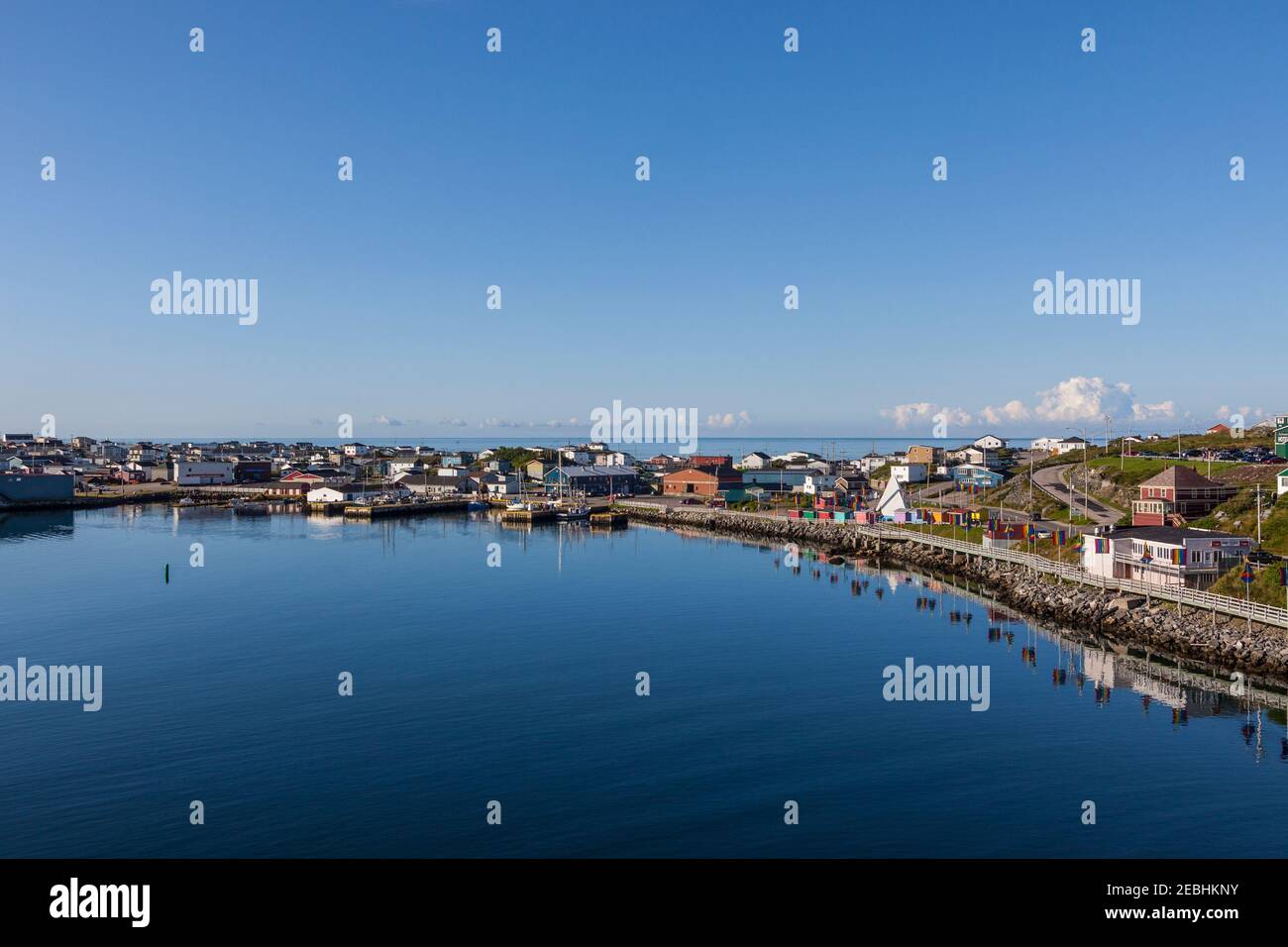 town of Port aux basques, Newfoundland, west coast of Newfoundland ...