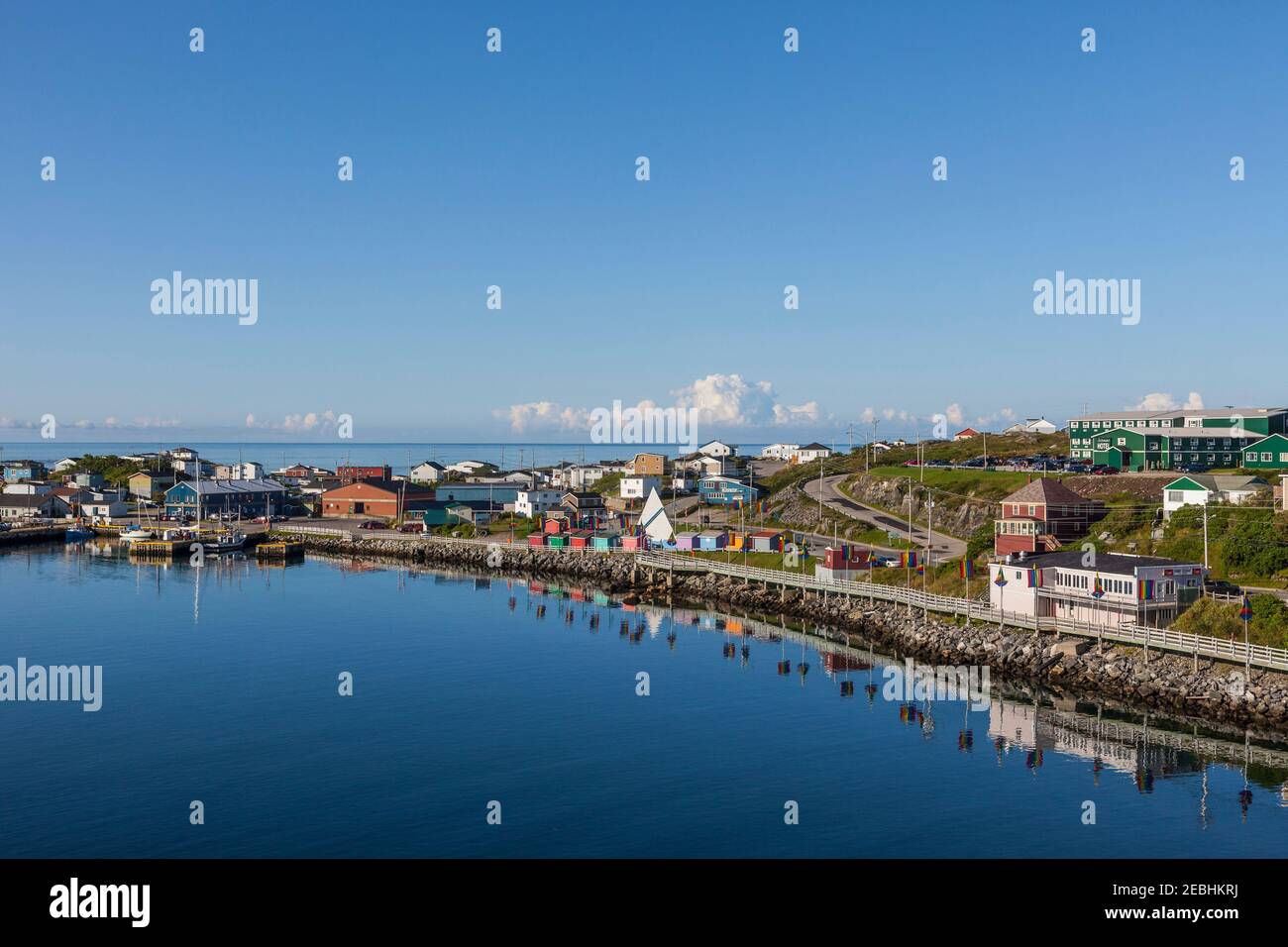 town of Port aux basques, Newfoundland, west coast of Newfoundland ...