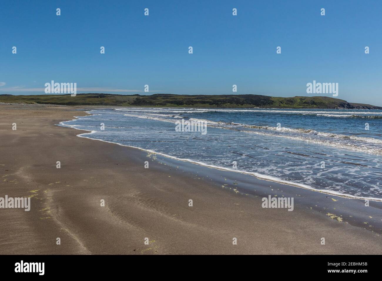 Sandy beach, Point Lance, Newfoundland, Canada Stock Photo - Alamy
