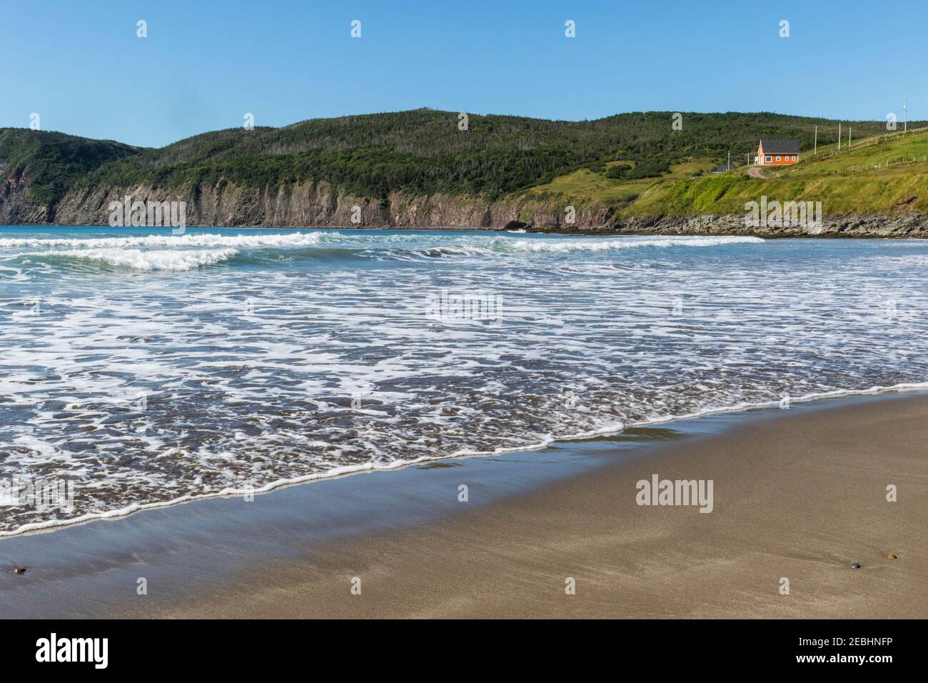 Sandy beach, Branch, Newfoundland, Canada Stock Photo - Alamy