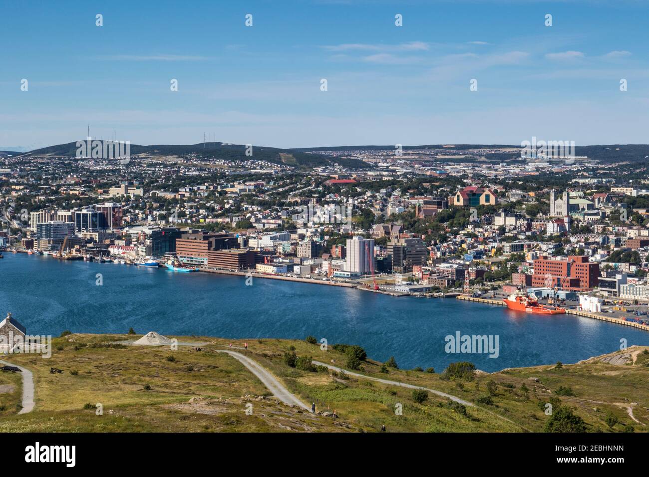 Downtown St. John's skyline, Newfoundland, Canada Stock Photo - Alamy