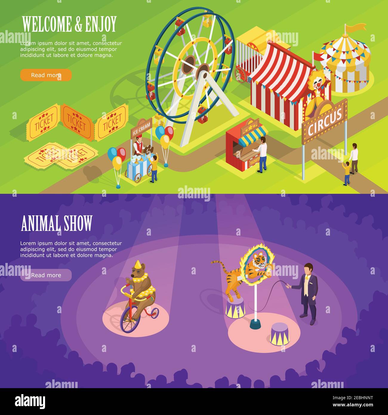 Fairground 2 Stock Vector Images - Alamy