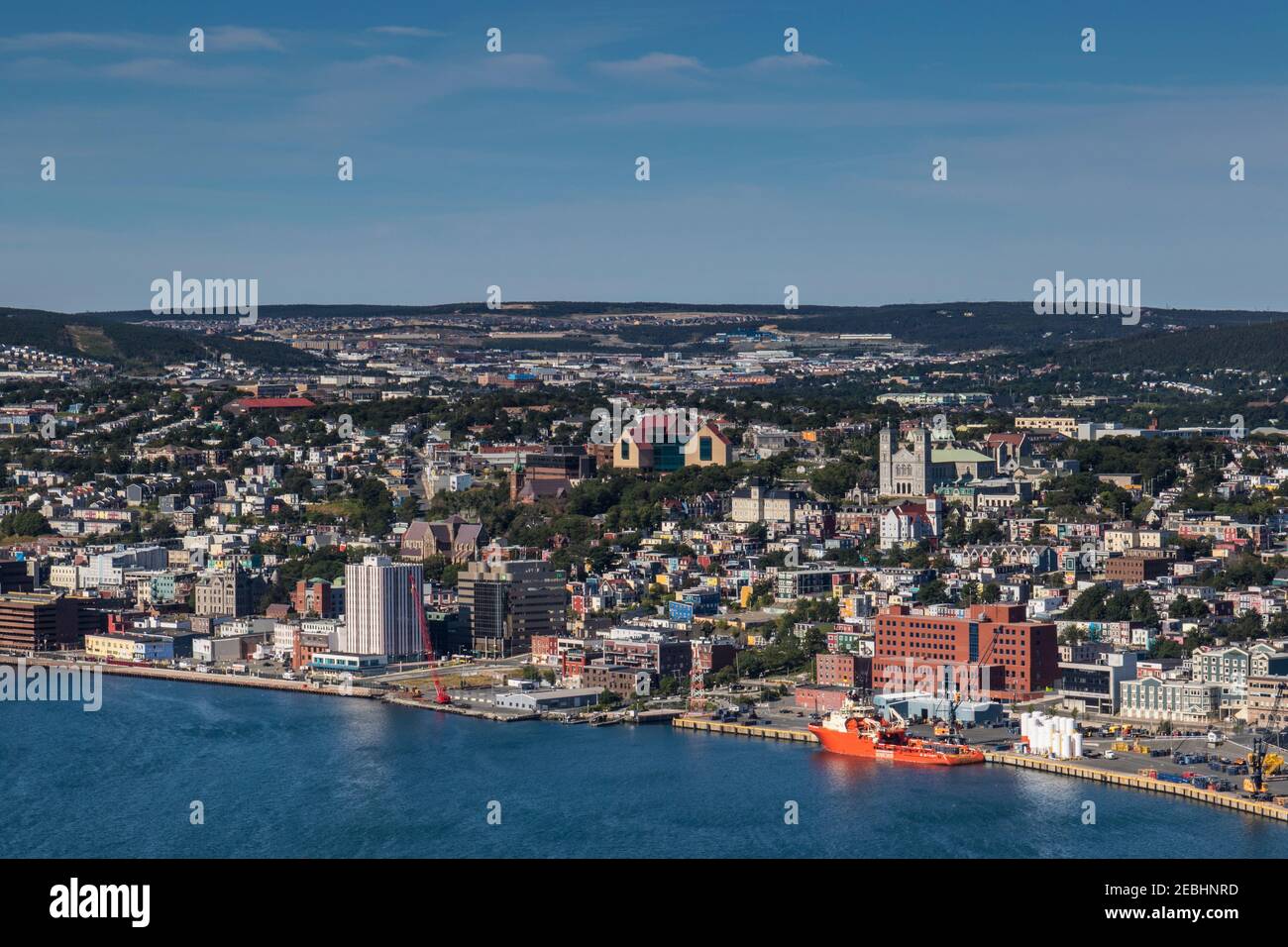 Downtown St. John's skyline, Newfoundland, Canada Stock Photo - Alamy