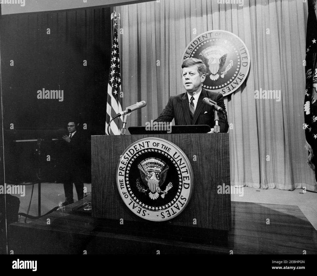 Press Conference, State Department Auditorium, 4:00PM. President John F ...