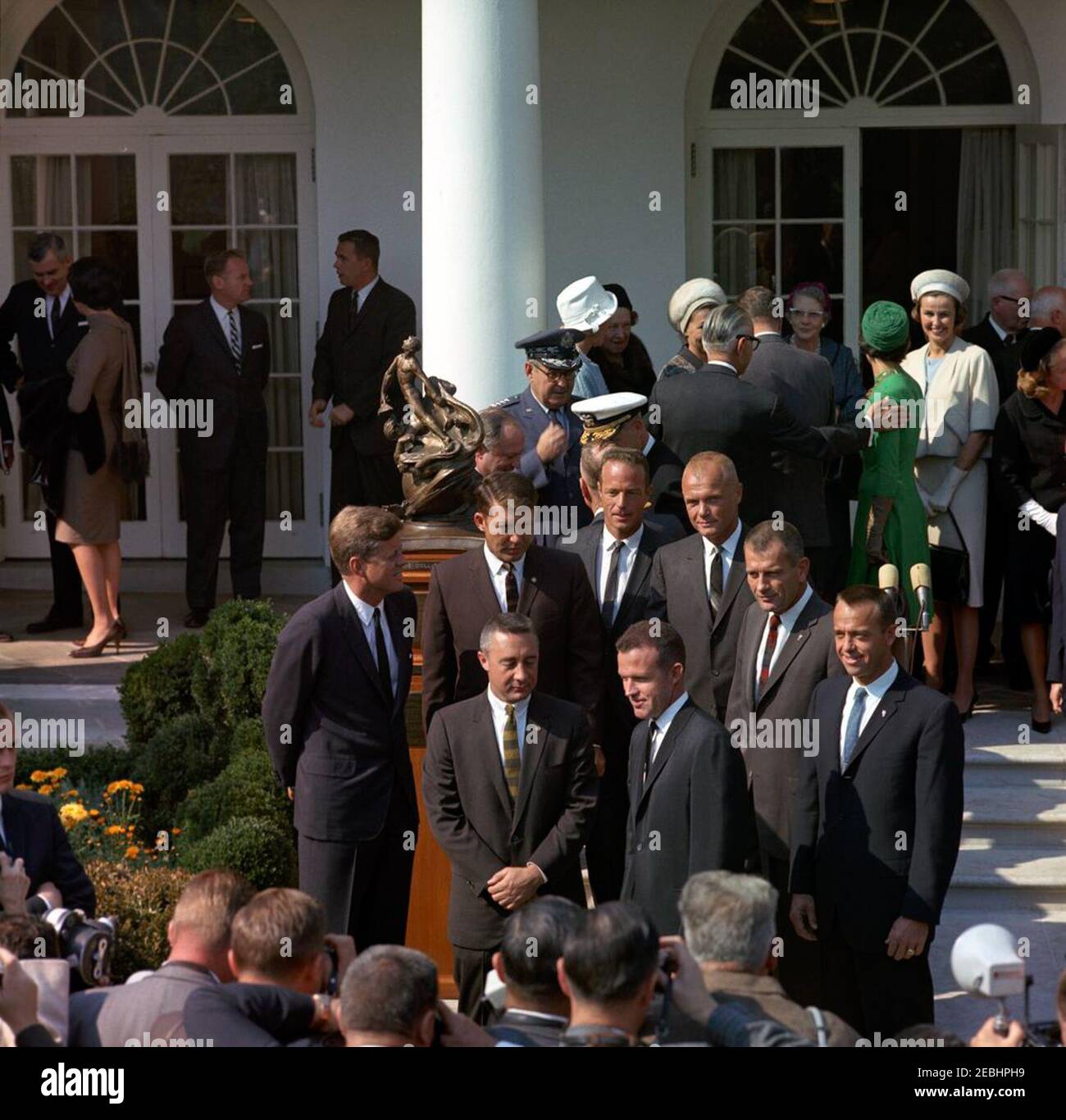 Presentation of the 1962 Collier Trophy to astronauts Lt. Cdr. M. Scott ...