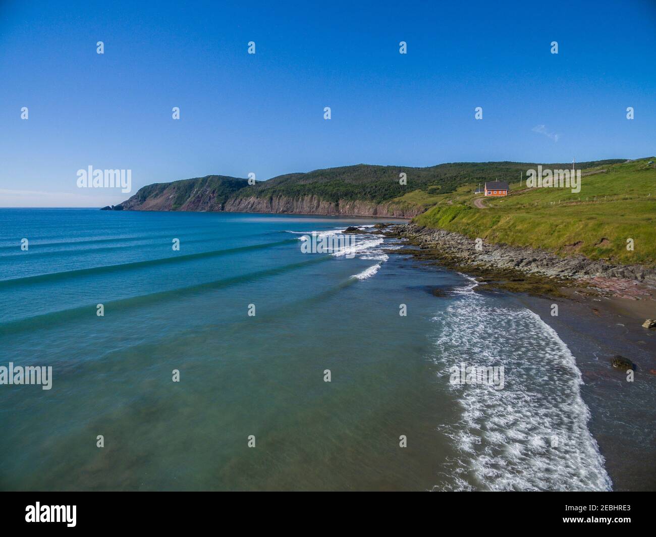Sandy beach, Branch, Newfoundland, Canada Stock Photo - Alamy