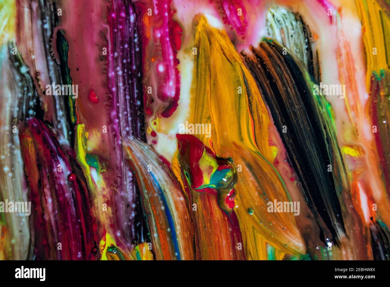 Colorful gouache abstract textures ideal for background Stock Photo - Alamy