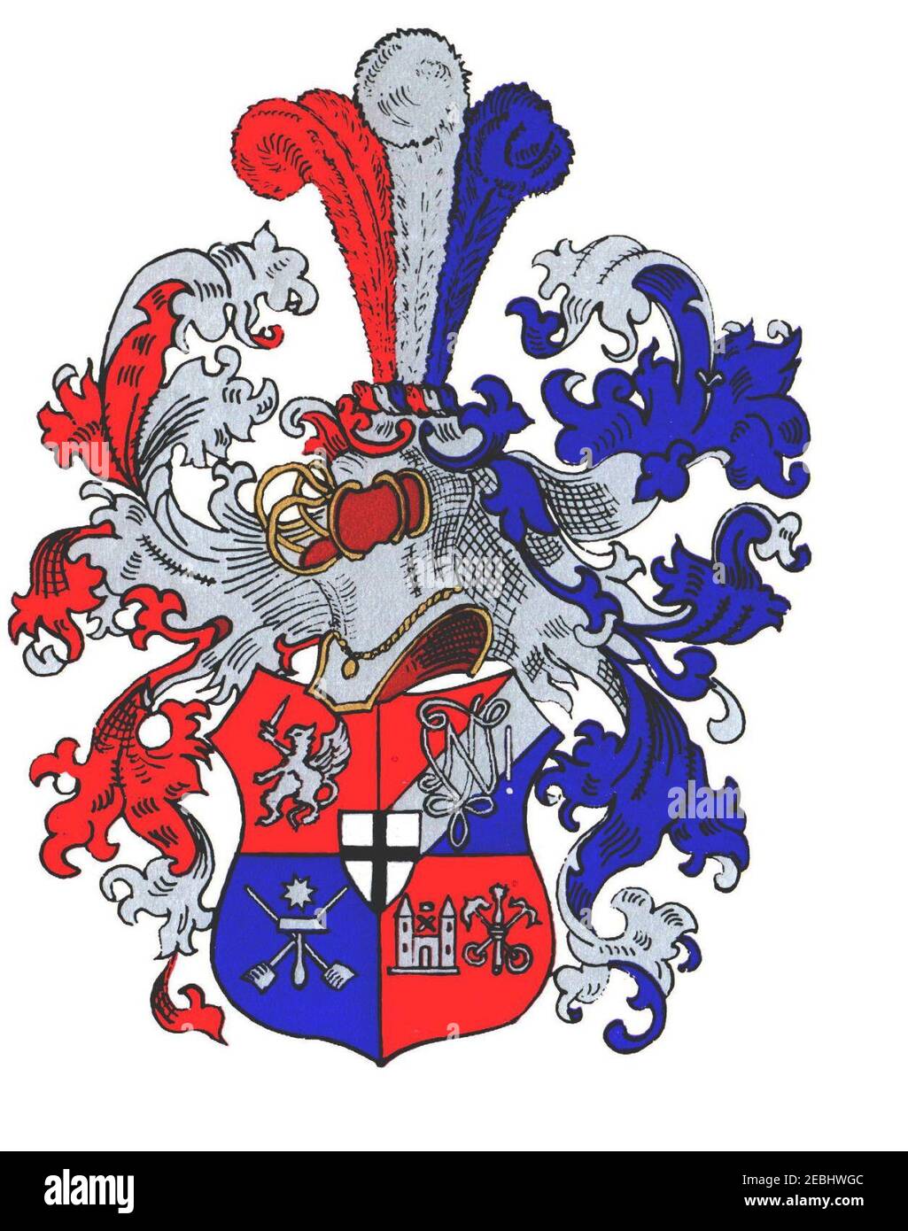 Normannia Dorpat (Wappen Stock Photo - Alamy