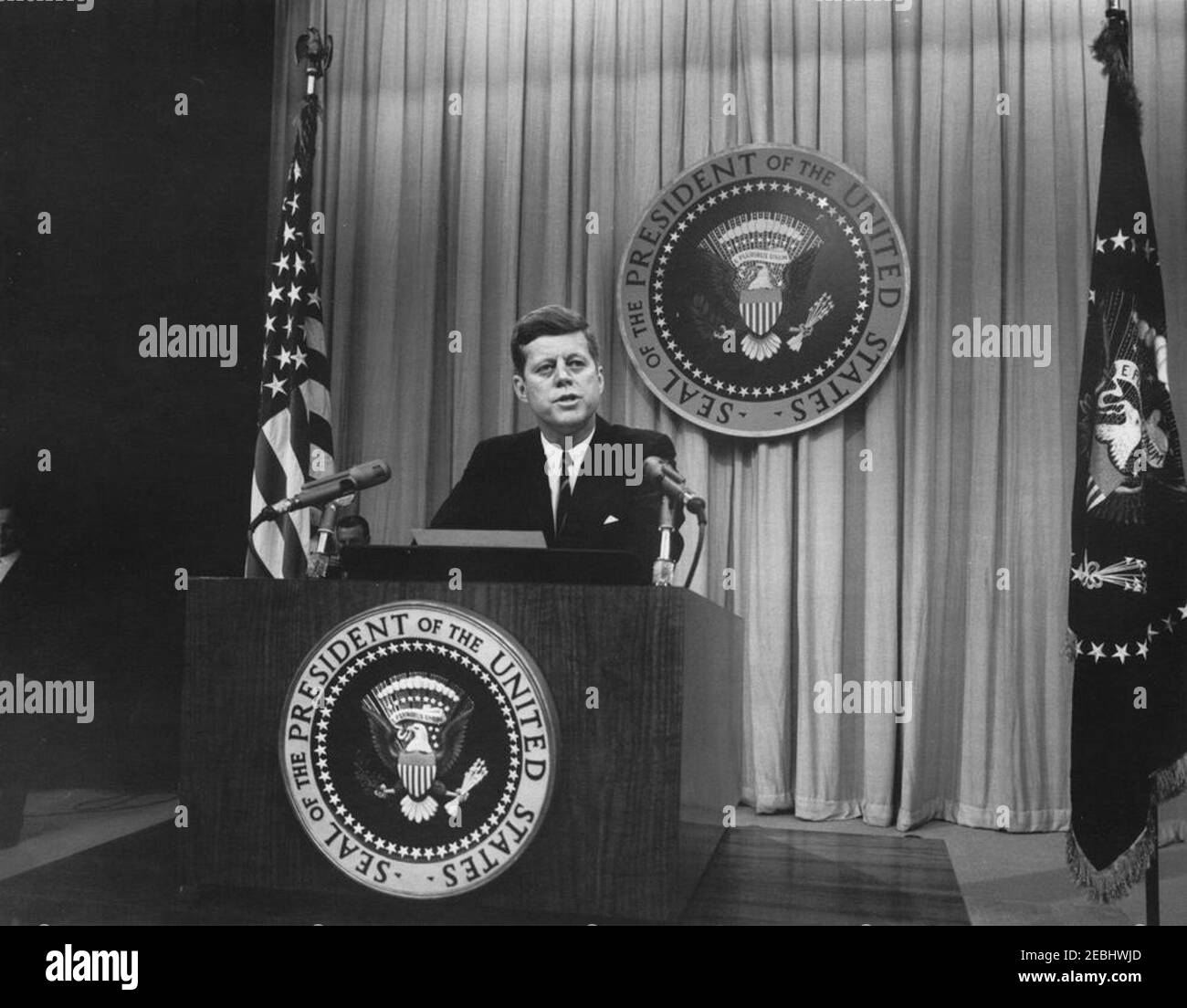 Press Conference, State Department Auditorium, 6:00PM. President John F ...