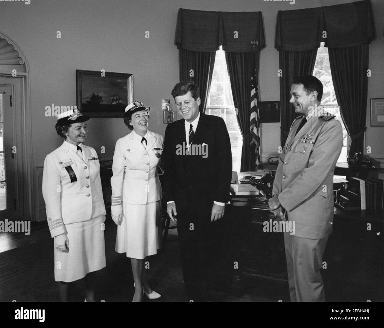 Visit of Captain Winifred Quick Collins, Director of Women Accepted for ...