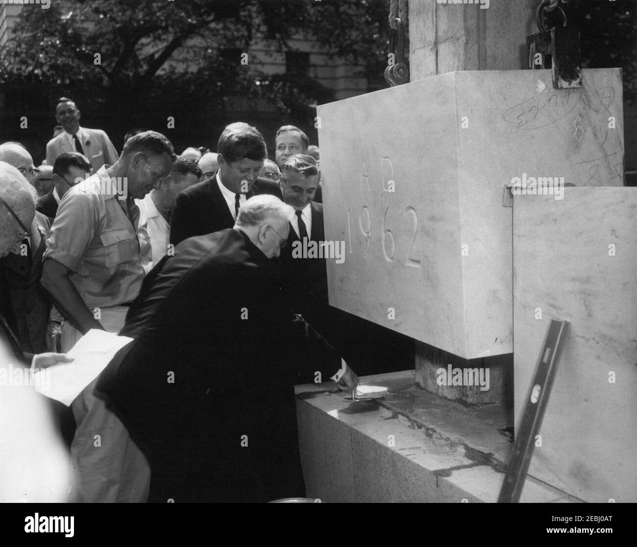 Cornerstone Laying Ceremony, Rayburn House Office Building, 10:28AM ...