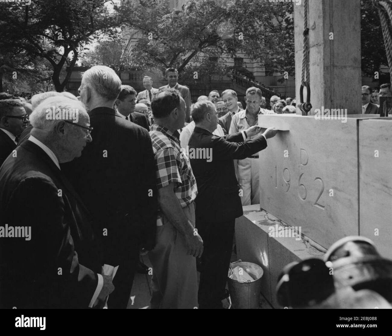 Cornerstone Laying Ceremony, Rayburn House Office Building, 10:28AM ...
