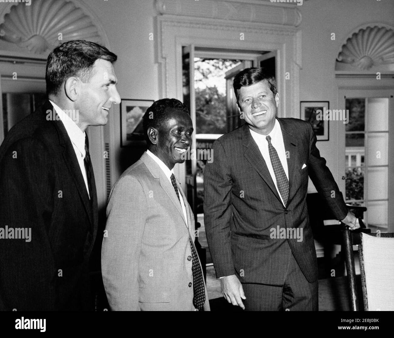 Visit of Benjamin Kevu, native of the Solomon Islands who took part in ...