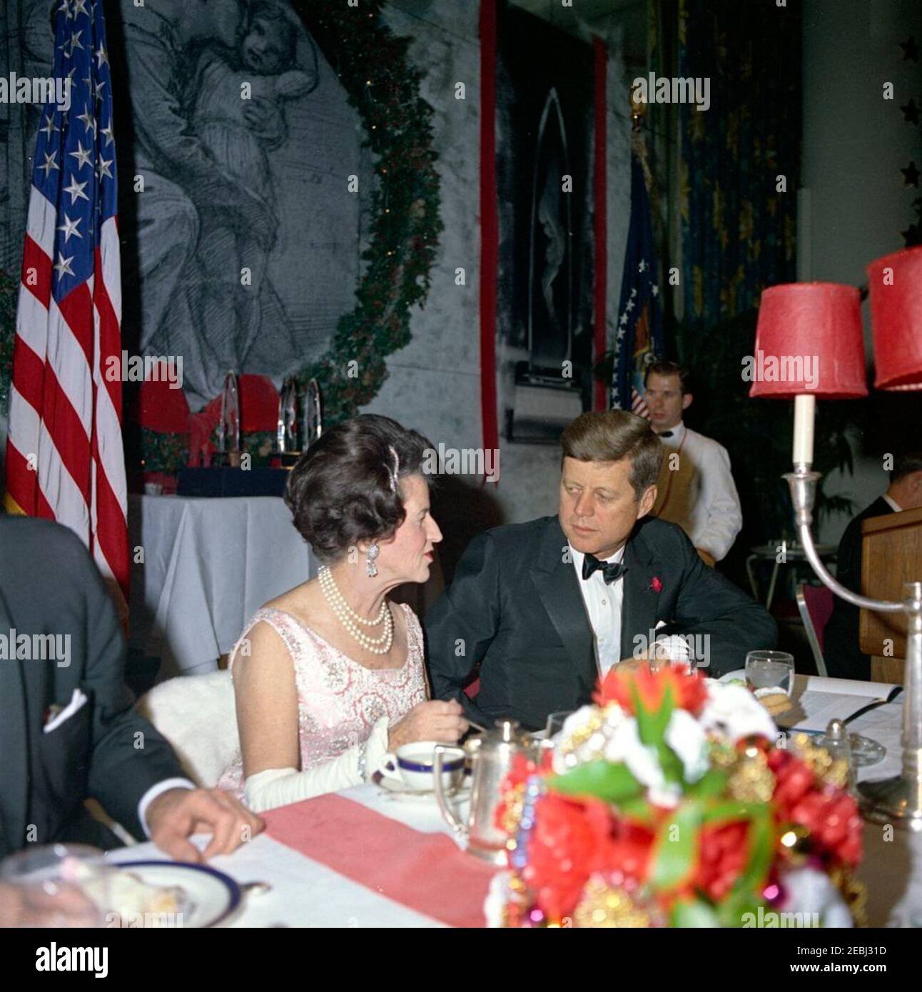 Kennedy Foundation Awards Banquet, 8:49PM. President John F. Kennedy ...