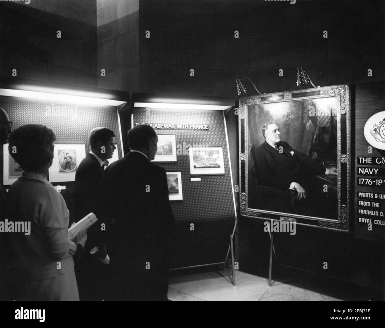 John f kennedy portrait frame hi-res stock photography and images - Alamy