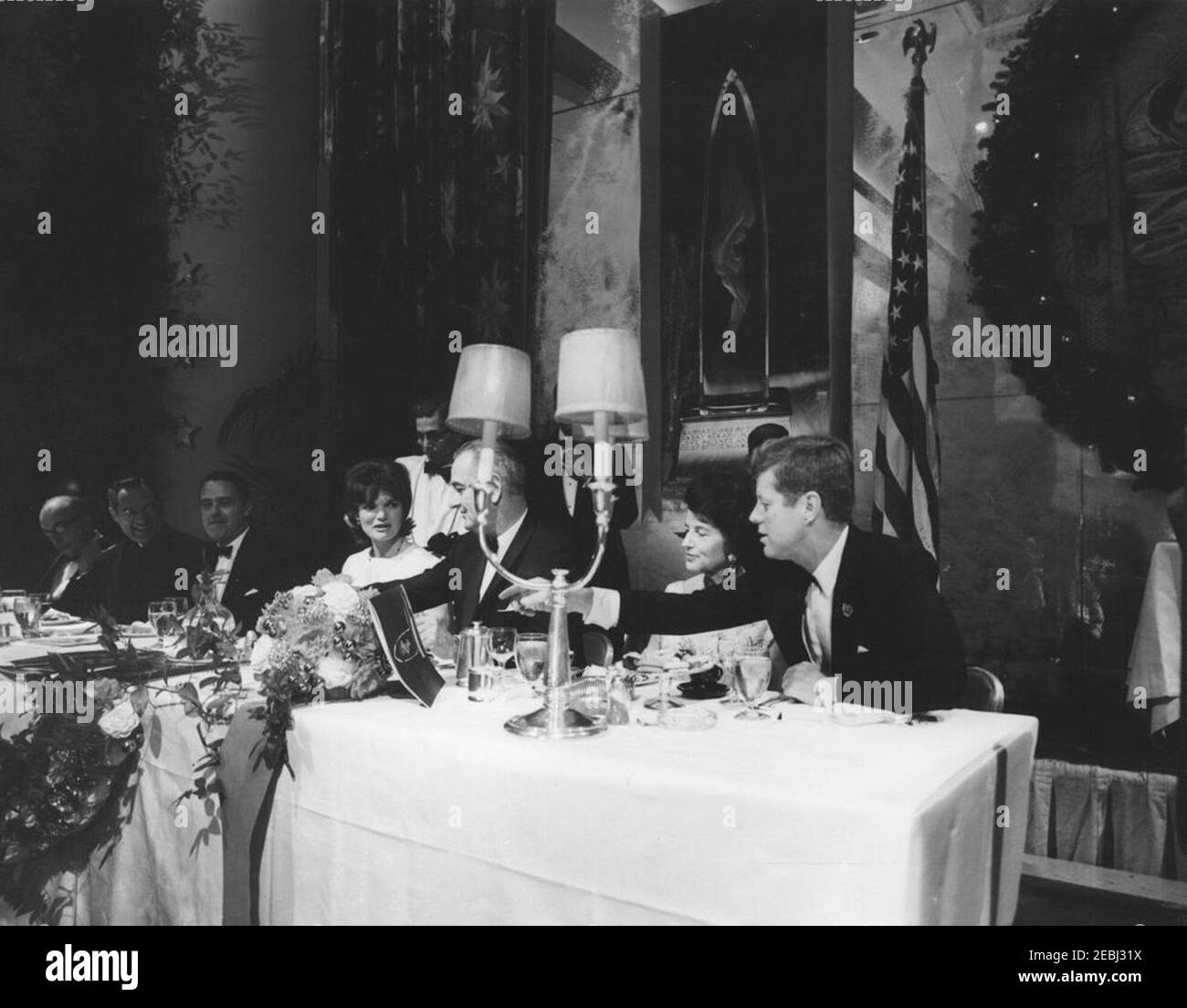 Kennedy Foundation Awards Banquet, 8:49PM. President John F. Kennedy ...
