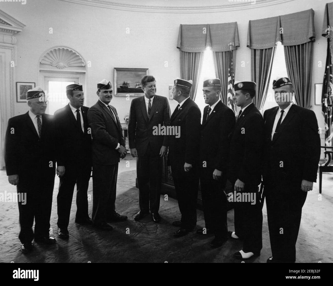 Visit of officers of the Disabled American Veterans (DAV), 12:16PM ...