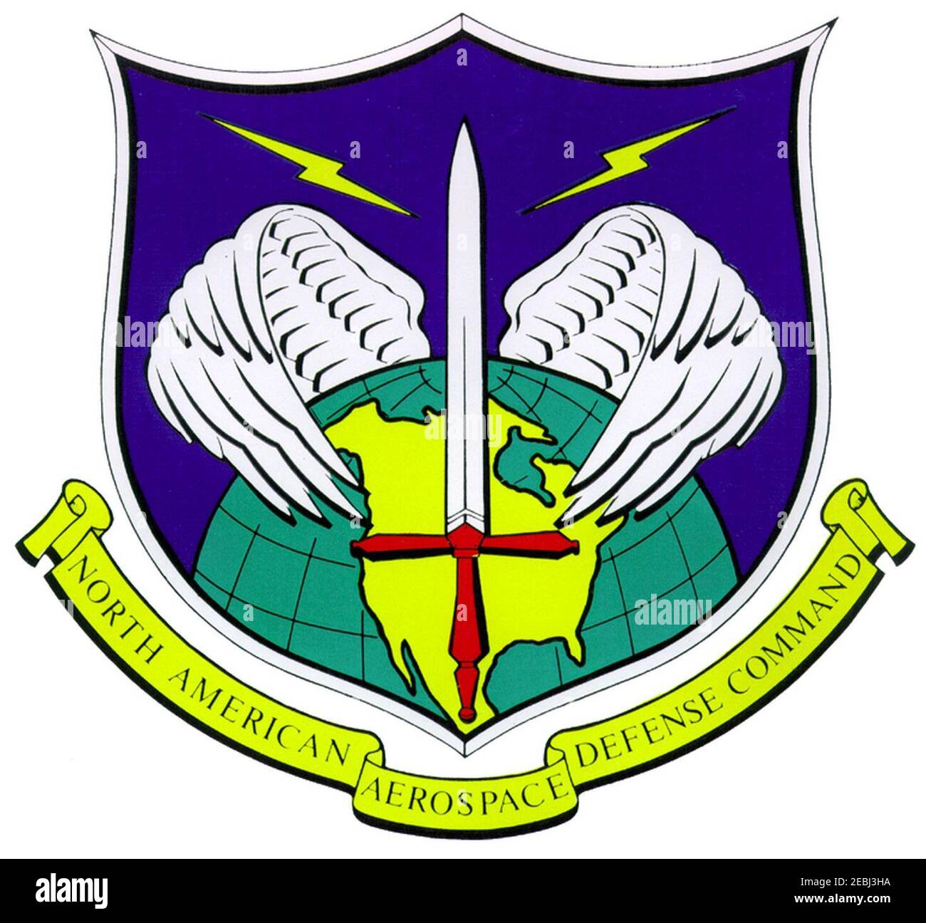 North American Aerospace Defense Command logo Stock Photo - Alamy