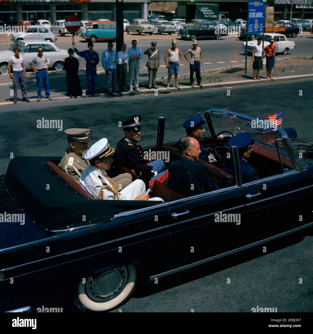 Trip to Europe: Italy, Naples: Motorcade, 5:40PM. Naval Aide to ...