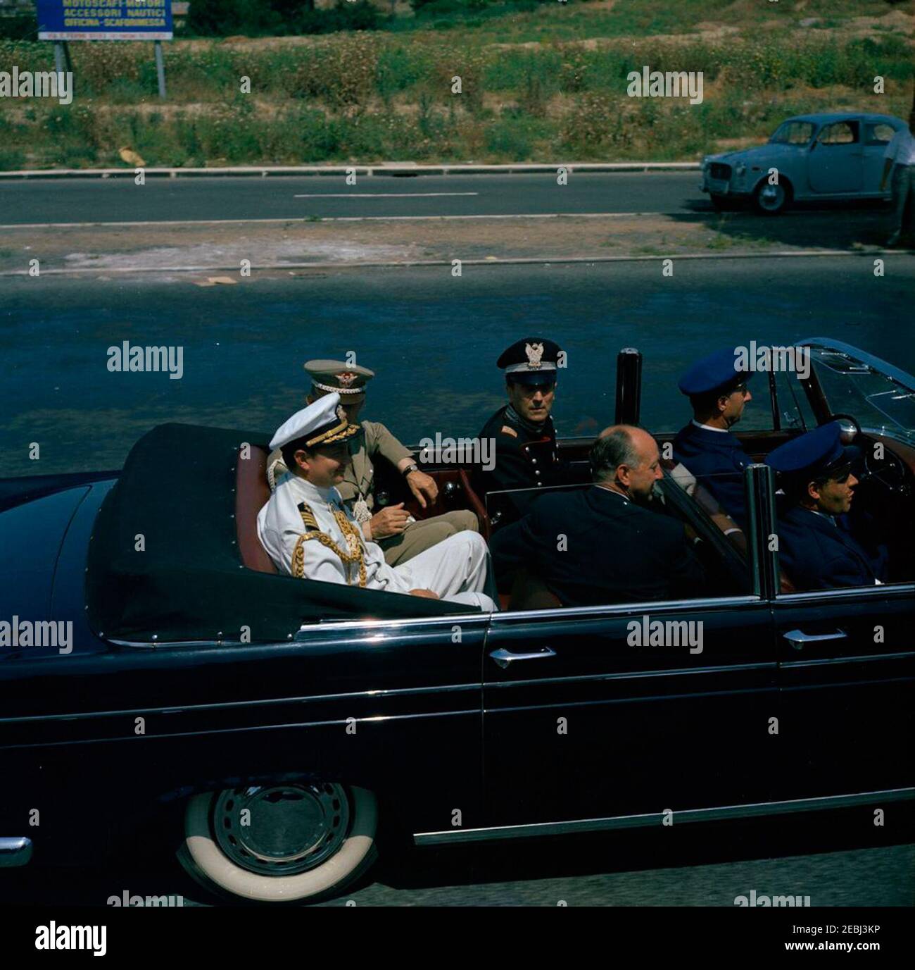 Trip to Europe: Italy, Naples: Motorcade, 5:40PM. Naval Aide to ...