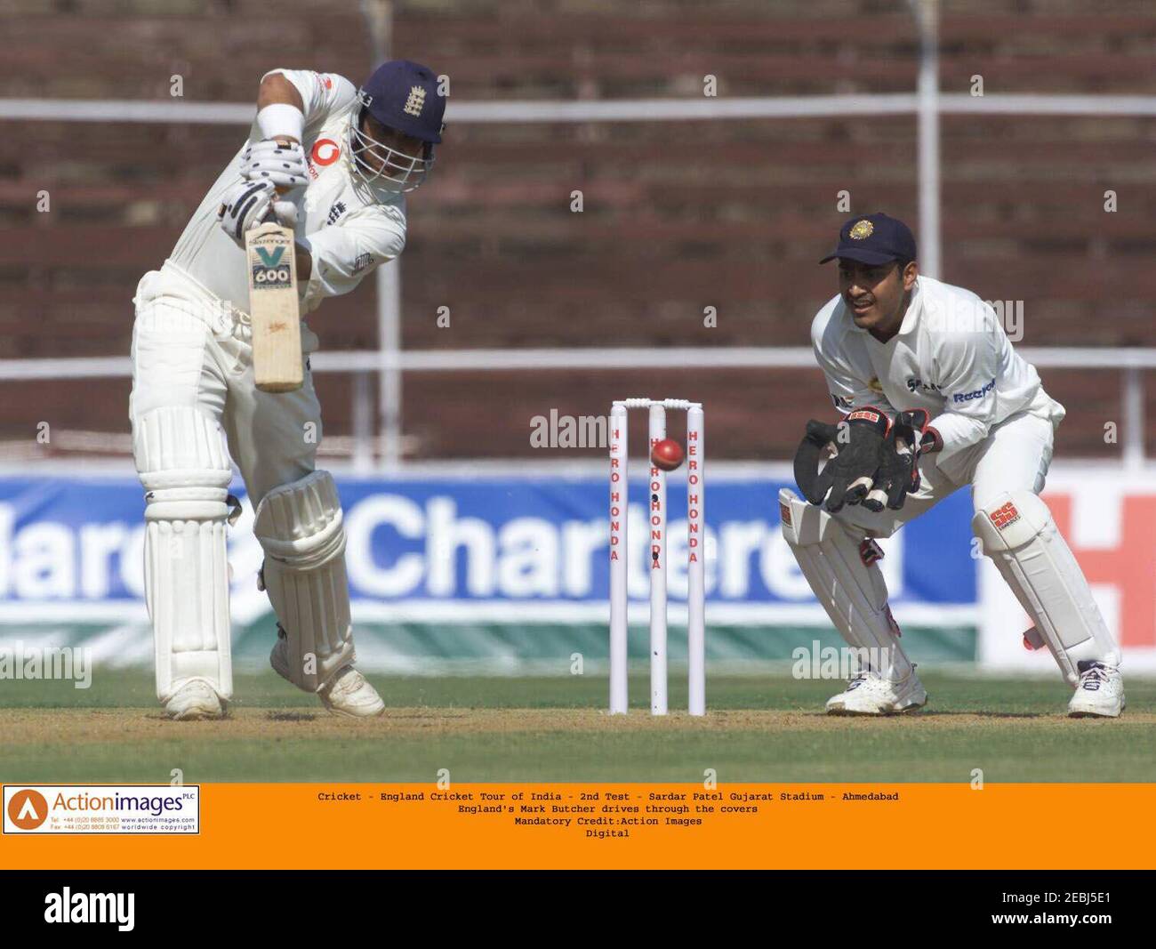 Sport cricket action stadium mark butcher hi-res stock photography and ...