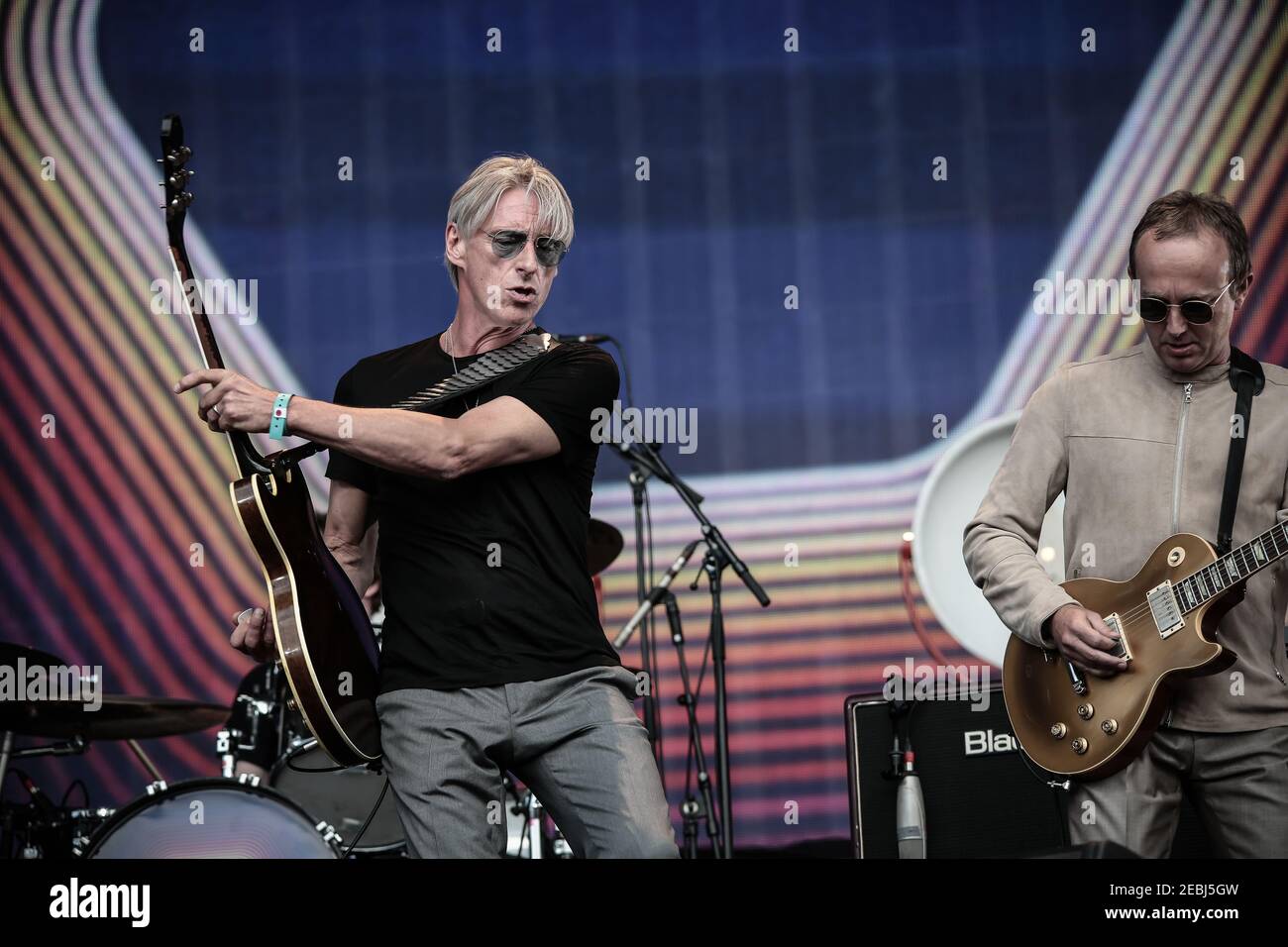 Paul Weller Performing On Stage At The Barclaycard British Summer Time