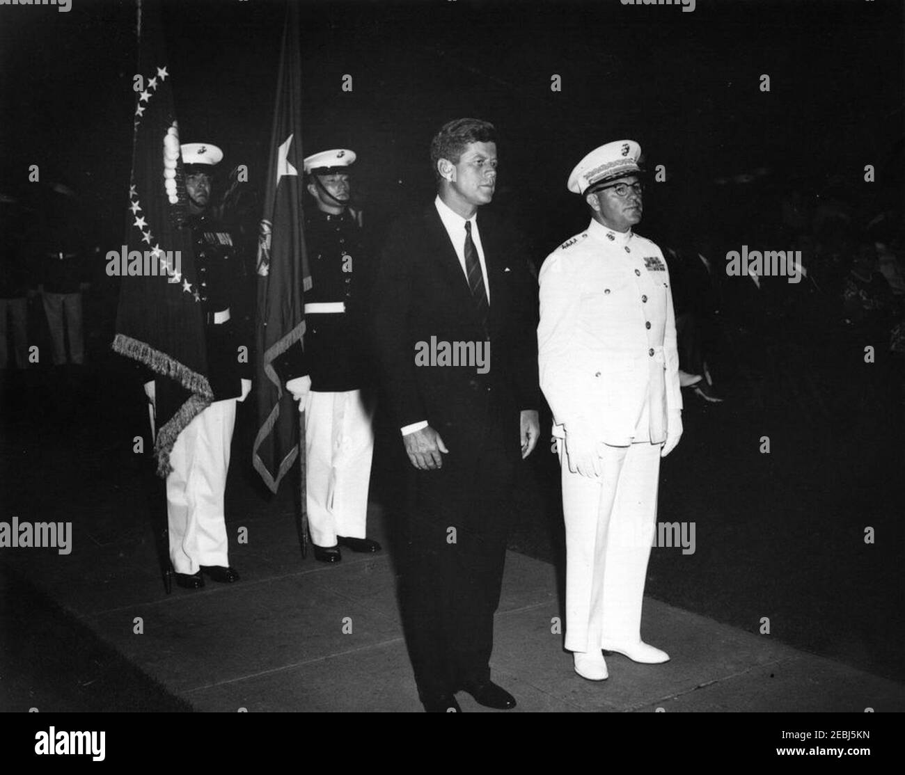 President john f kennedy color Black and White Stock Photos & Images ...