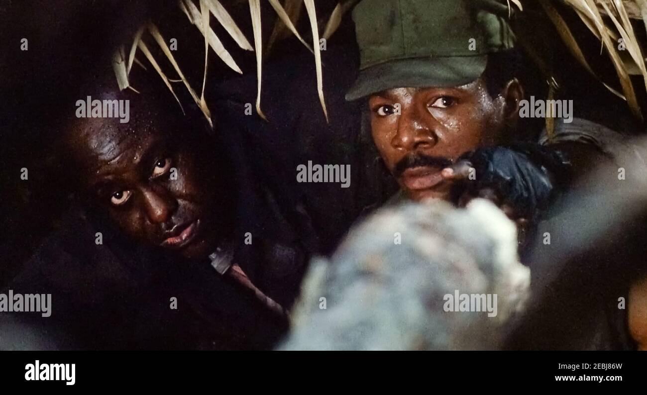 USA. Carl Weathers and Bill Duke in a scene from the (C)Twentieth ...