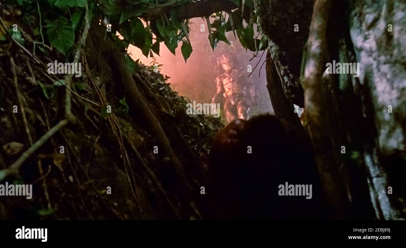 USA. Kevin Peter Hall as Predator in a scene from the (C)Twentieth ...